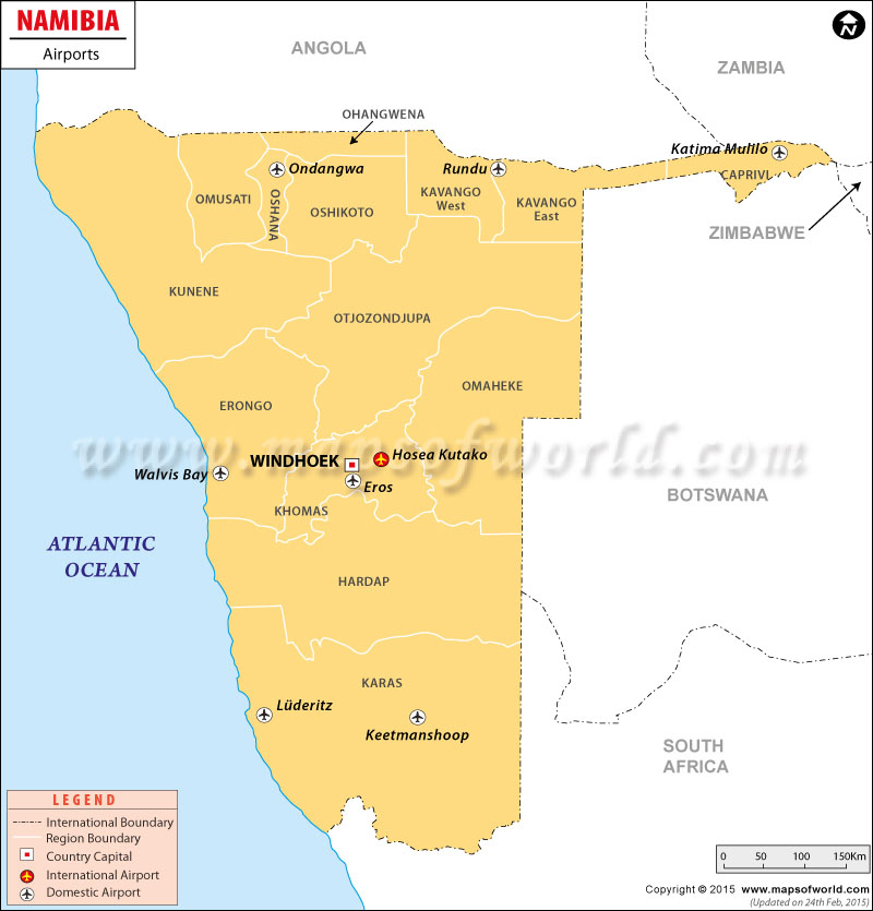 Airports In Namibia Namibia Airports Map Airports In Namibia Namibia Airports Map