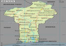 Benin Latitude and Longitude Map