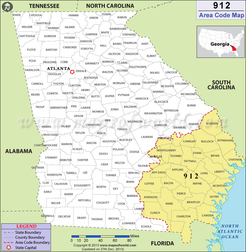912 Area Code Map Where Is 912 Area Code In Georgia 912 Area Code Map Where Is 912 Area Code In Georgia