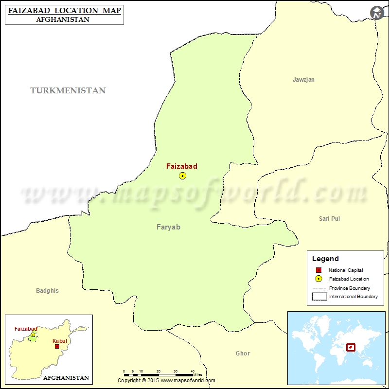 Where is Faizabad Located in Afghanistan
