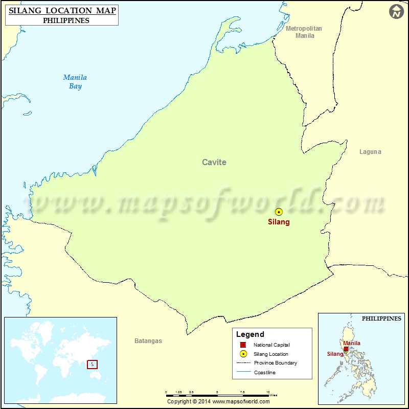 Where is Silang | Location of Silang in Philippines Map